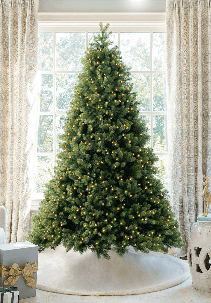 Flocked Artificial Christmas Trees